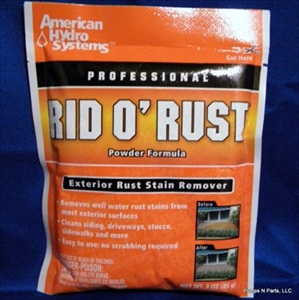 Rid O' Rust Powdered Stain Remover Sample 3oz Packet